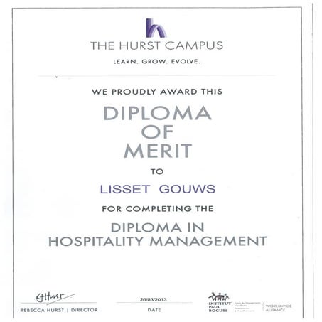 Diploma Of Merit | PDF