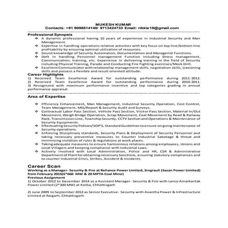 RESUME - CAPTAIN NP PATNAIK (Indian Navy) | DOC