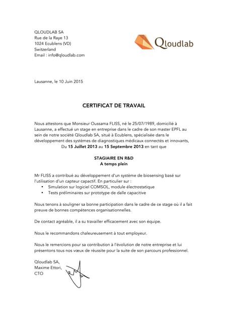 Unilever Reference Letter HR | PDF