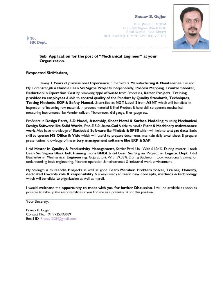 application-letter-mechanical-engineer