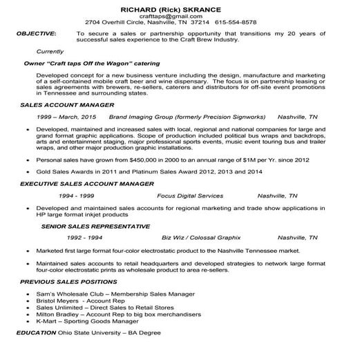 Ricks Resume April 2015 | DOC