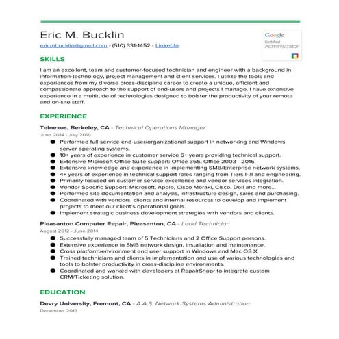 Resume | PDF