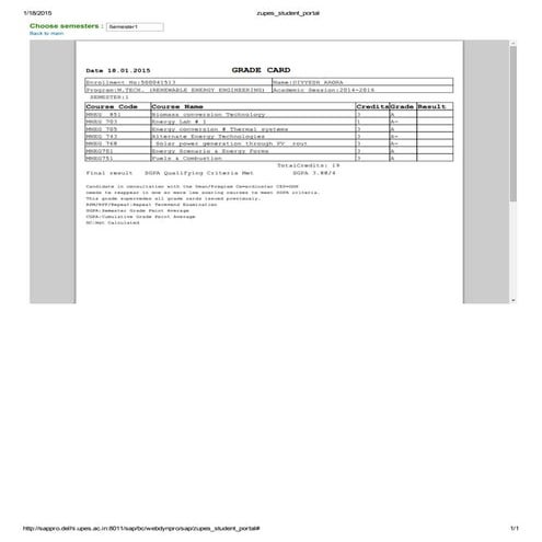 grade card divyesh | PDF