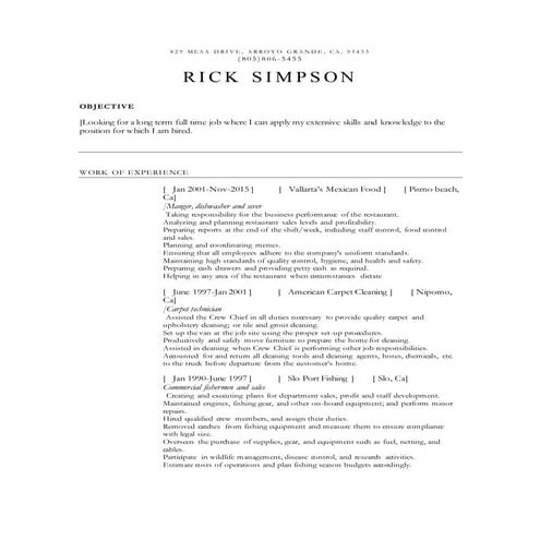 rick resume | DOCX