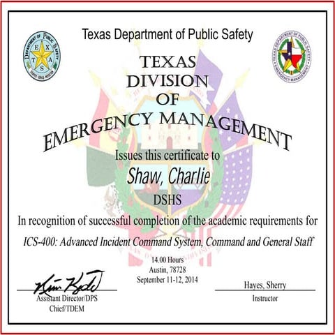 cert ics 400 | PDF