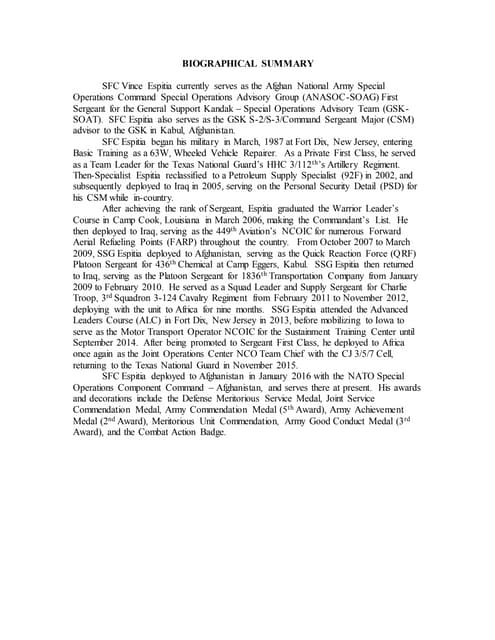 Military Biography | PDF