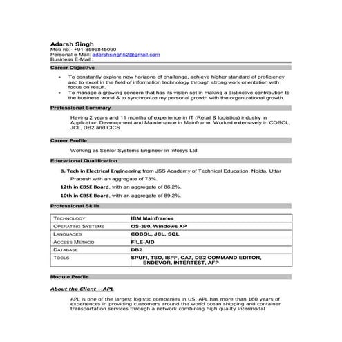 Adarsh_Singh_Resume | PDF