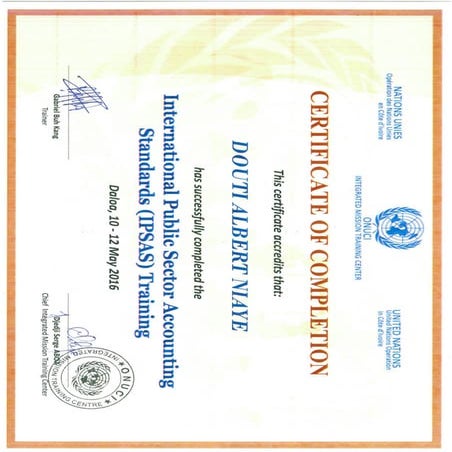 Ipsas Certificate | PDF