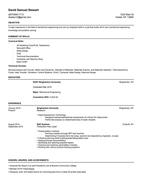 ResumeWebsterT | PDF