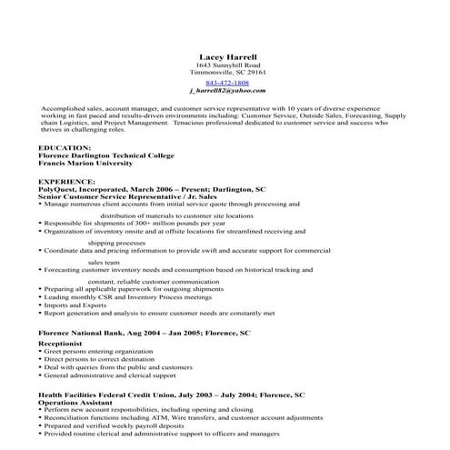 Michaels Resume 2015 Revised v1 | DOC