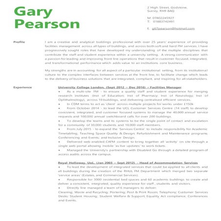 Cv administrator | DOCX