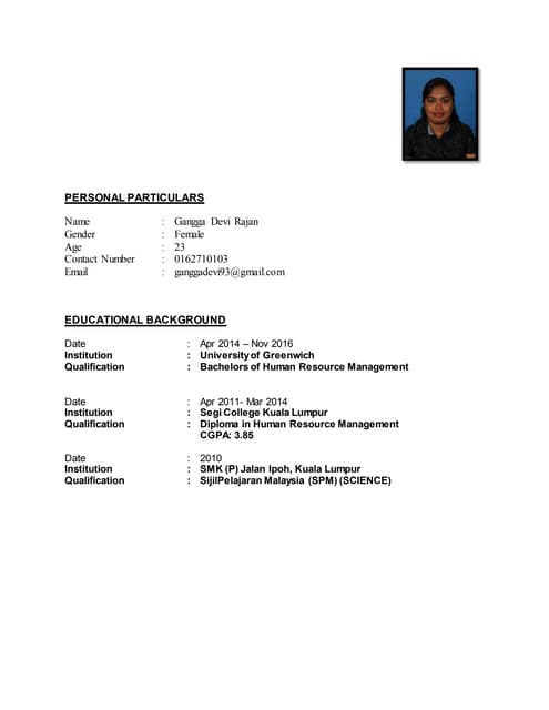 Amna Profile cv | DOCX