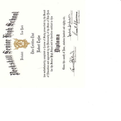 HS DIPLOMA 1986 | PDF