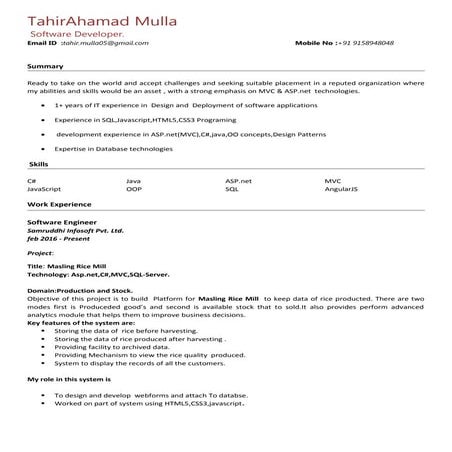 Resume | PDF