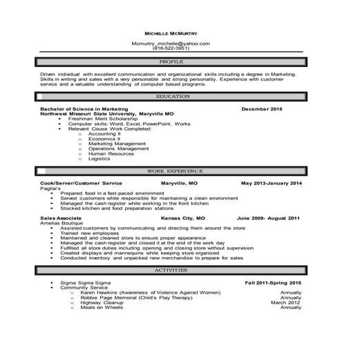 Andrew Nunes' Resume | PDF