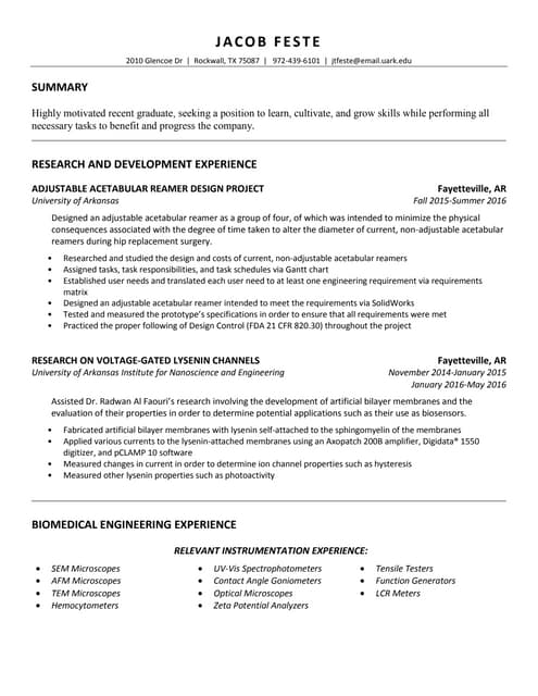 Resume | PDF