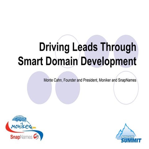 Driving Leads Through Smart Domain Development | PPT
