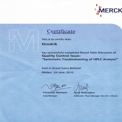 Sertifikat Merck | PDF