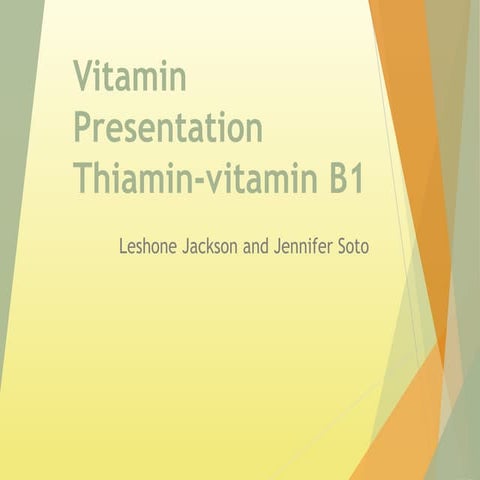 VITAMIN PROJECT | PPTX