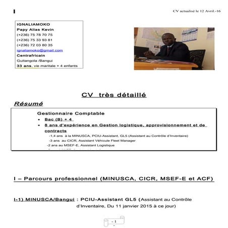 Francis CV | DOCX