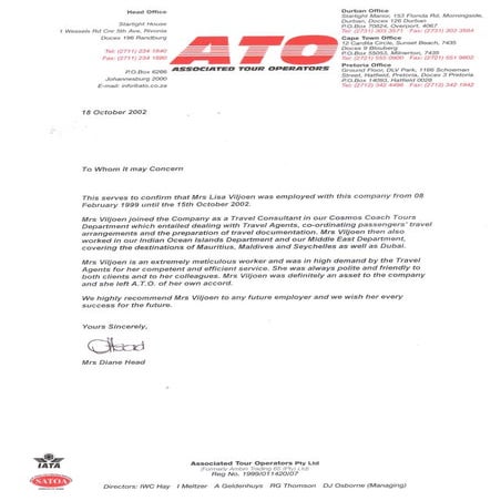 Recommendation Letters (2) | PDF