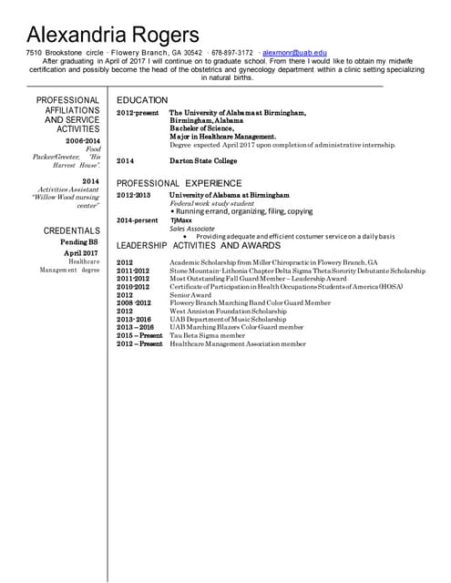 Sandy Keaton Resume 8-2016 | PDF