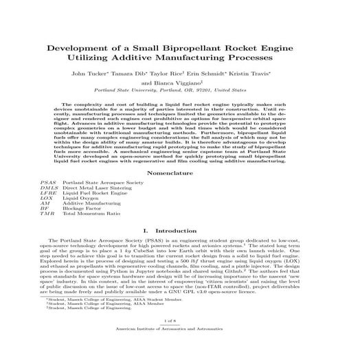 RPA - Tool for Rocket Propulsion Analysis | PDF