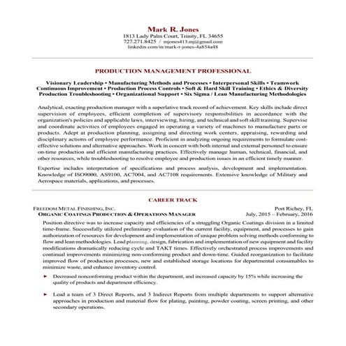 Steve Larson Resume 1720 | DOC