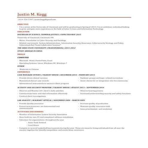Justin K-Resume | PDF