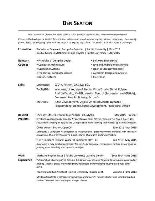 Resume redesigned | DOCX