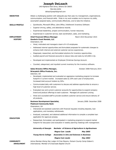 Resume LinkedIn | PDF