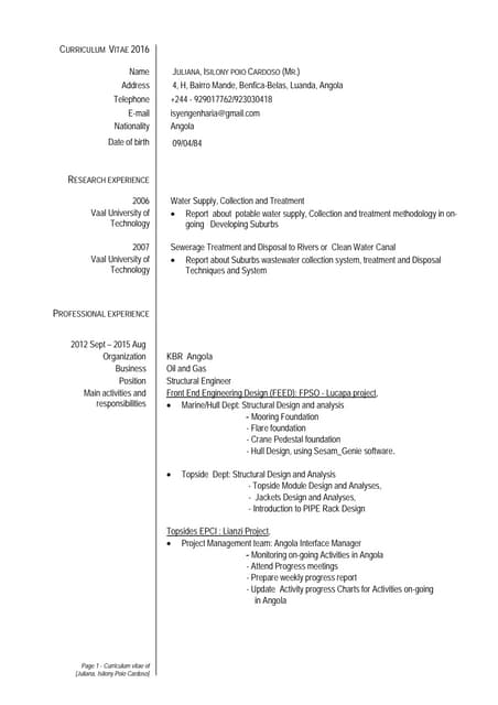 Andrea Buhr_Curriculum Vitae | PDF