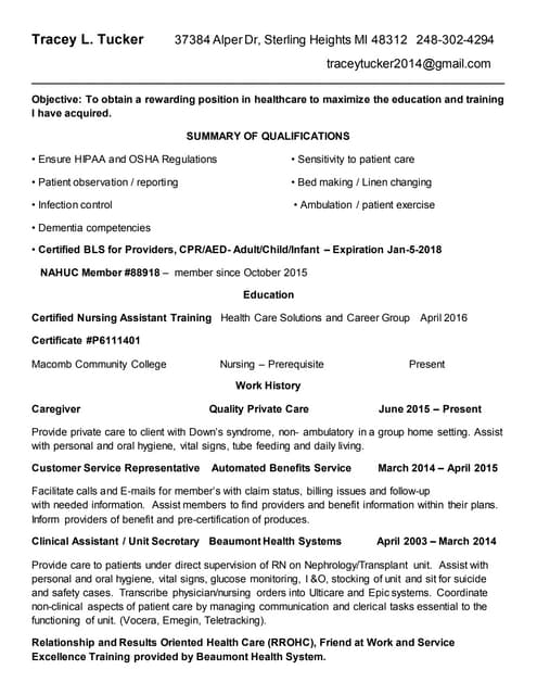 Kimberly Mitten - Resume 20160710 | PDF