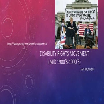 Disability rights movement | PDF