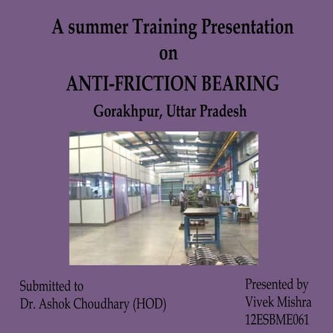 vivek mishra bearing | PPT