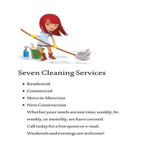 Seven Cleaning Services | DOCX