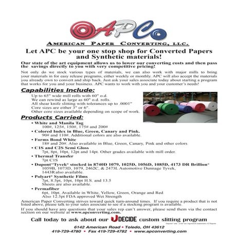 APC Flyer_revised 4_16 | PDF