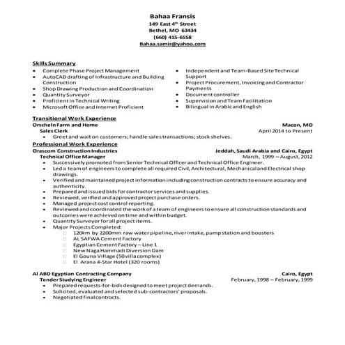 Daniel Resume | DOCX