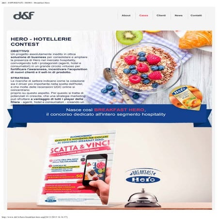 d&f - ESPERIENZE _ HERO - Breakfast Hero | PDF