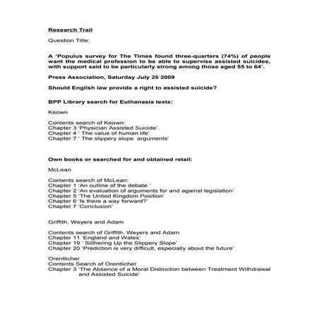 Research trail + Biblio | PDF