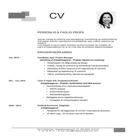 Cv cecilie | DOCX