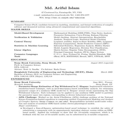 CV of Md. Nasfikur R. Khan | PDF