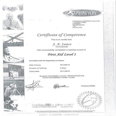 First Aid Level 1 | PDF