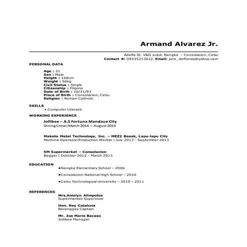 Resume | PDF