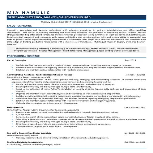 Mia_Hamulic_Resume | PDF