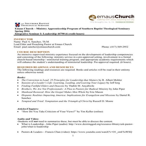 MAP_Leadership_Seminar Spring 2016 | PDF | Educational Assessment ...