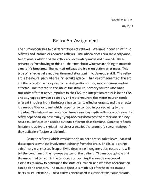 H reflex (Hoffmann's Reflex) | PPT