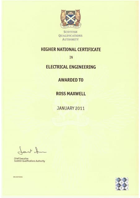 HNC ELEC AND ELECTRONIC ENGINEERING MERIT | PDF
