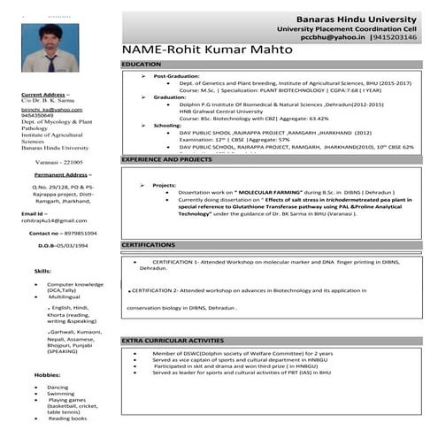 rohit new cv -1- | PDF