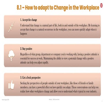 How to adapt to Change in the Workplace? | PPTX